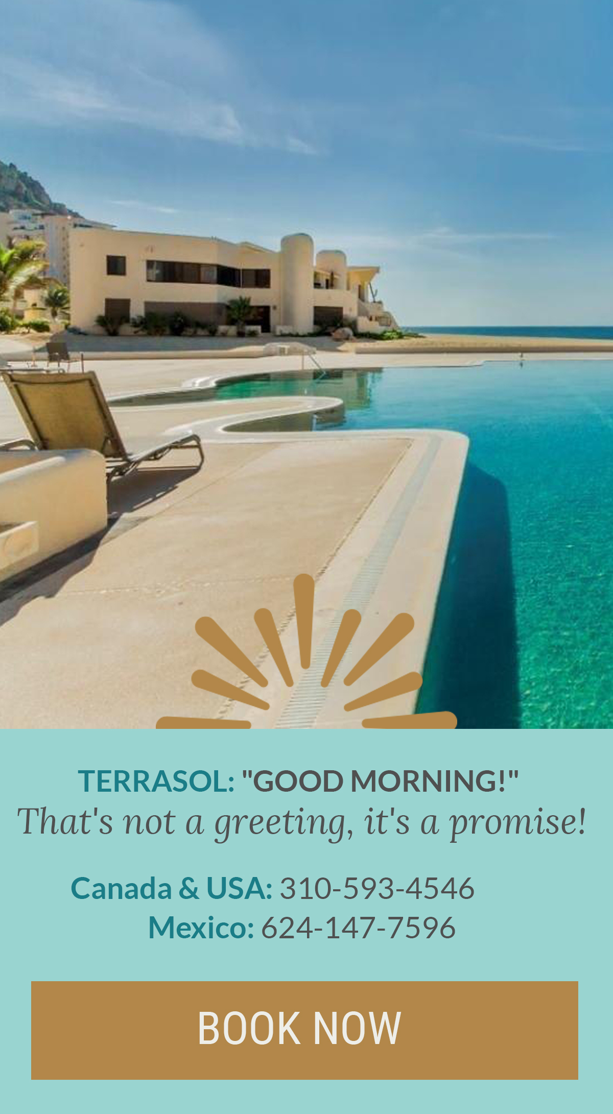 Cabo San Lucas Beachfront Vacation Rentals - Terrasol Beach Resort